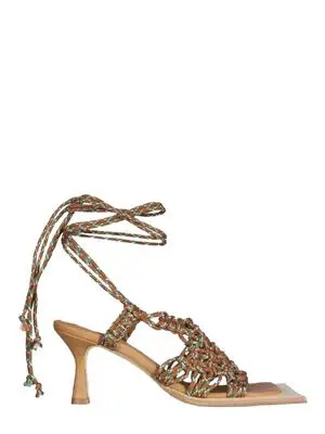 MIISTA Braided Wraparound Sandals