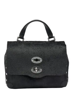ZANELLATO Studded Postina Baby Tote - Black