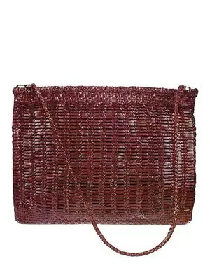 VIPERA Woven-Leather Shoulder Bag