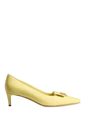 Khaite Celia Buckle Pumps - Yellow