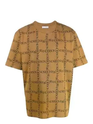 JW Anderson Logo Oversized T-shirt - Brown
