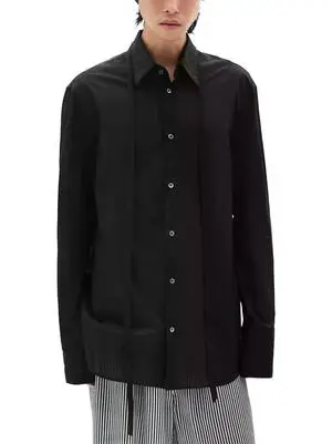 ANN DEMEULEMEESTER Elgar Buttoned Shirt - Black