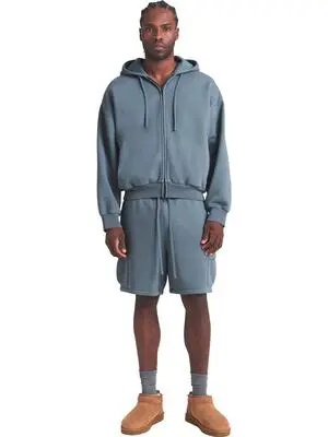 SKIMS Heavyweight Fleece Zip Up Hoodie - Kyanite
