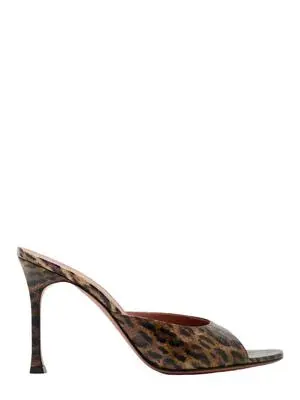 Amina Muaddi 95mm Alexa Mules - Black