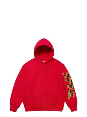 Supreme Arc Detail Hoodie - Red