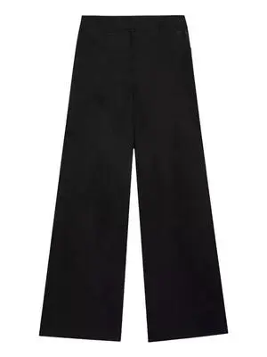 MSGM Wide Leg Pants - Black