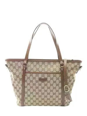 Gucci Gg Canvas Satchel - Neutrals
