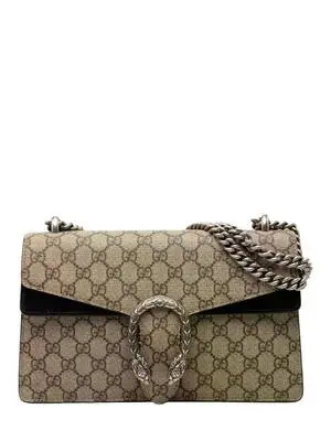 Gucci GG Supreme Dionysus Shoulder Bag Neutrals