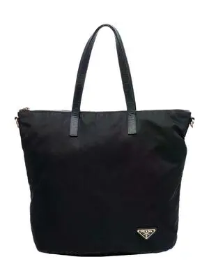 Prada 2013-2026 Tessuto Satchel - Black