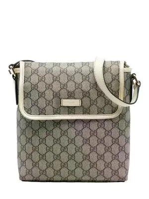 Gucci Gg Supreme Crossbody Bag - Neutrals