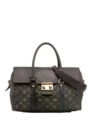 LOUIS VUITTON 2010 Monogram Volupte Psyche Satchel Grey