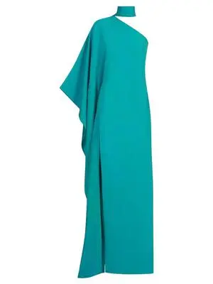 TALLER MARMO Paloma One-shoulder Maxi Dress - Blue