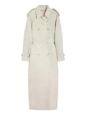 Max Mara Belted Double-breasted Trench Coat - Neutrals