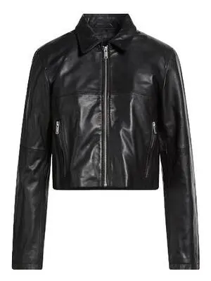Bolongaro Trevor Sheepskin Leather Jacket - Black