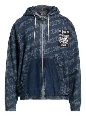 JUST CAVALLI JUST CAVALLI Denim Logo-Print Outerwear