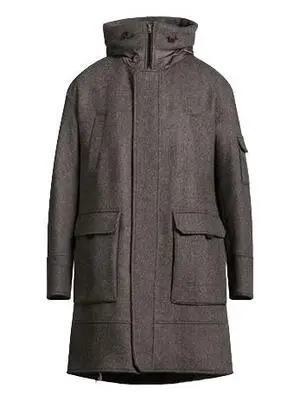 Herno HERNO Recycled Wool Blend Parka Grey