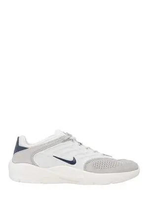 Nike Sneakers Light Textile Fibers, Leather - Light Grey