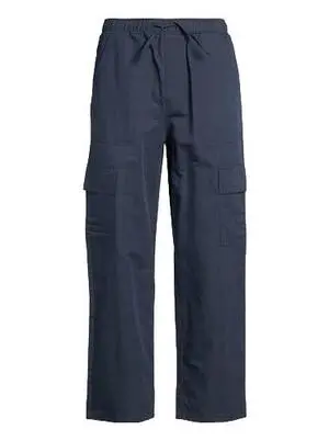 COLMAR Cargo Pants In Linen And Cotton - Navy