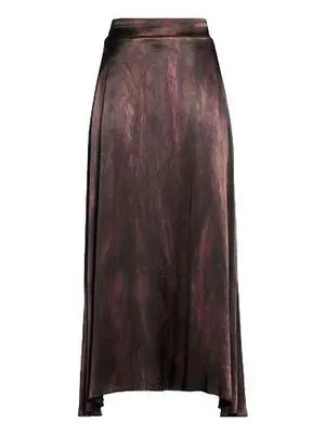 MANILA GRACE Maxi Slip Skirt - Red