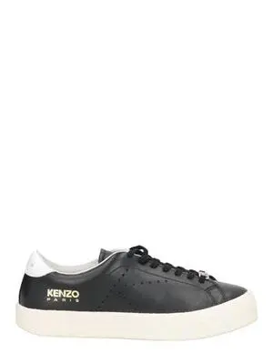 Kenzo Leather Low-top Sneakers - Black