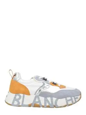 VOILE BLANCHE Voile Blanche Light Blue Suede And Leather Low-Top Sneakers Light Blue