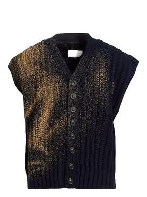 MAISON MARGIELA Wool Cardigan - Blue