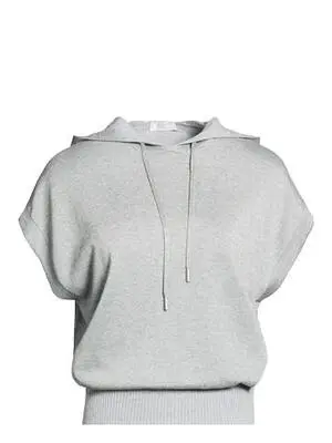 Peserico Sweater In Cotton, Viscose, And Polyester - Grey