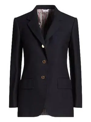 Thom Browne Single-breasted Wool Blazer - Blue
