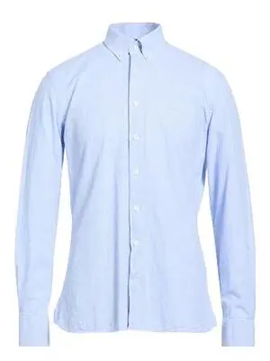 HACKETT Shirt Size Cotton, Linen - Blue