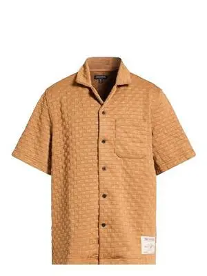 True Religion Shirt Size Polyester, Elastane - Camel