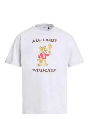 SHOE T-shirt Size Cotton, Polyester - Grey