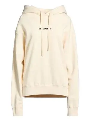 JIL SANDER Cotton Fleece Sweatshirt - Beige