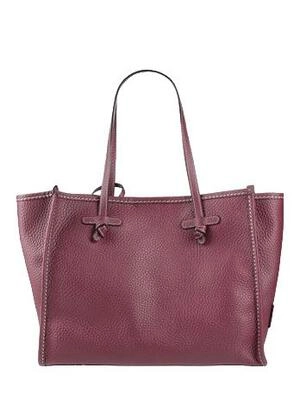 GIANNI CHIARINI Pebbled Leather Tote Bag - Red