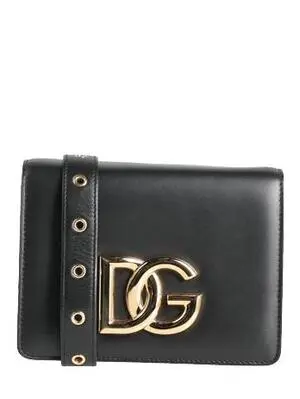 Dolce & Gabbana Cross-Body Bag In Cow Leather Black