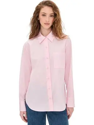 Rag & Bone Connie Button-Down Shirt Peony