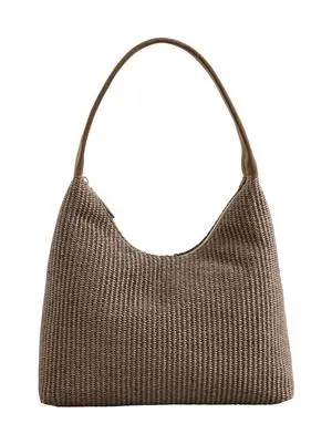 MANSUR GAVRIEL Candy Raffia Hobo Bag