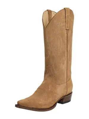 THE GREAT. THE GREAT. Stetson X Cowboy Boots In Suede