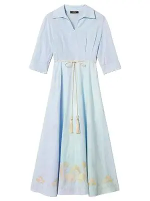 TWINSET Striped Shirtdress - Blue