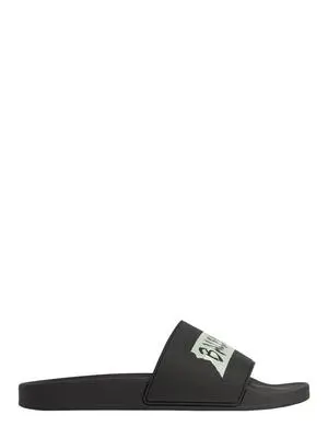 Balenciaga Pool Slide Sandal Black/white