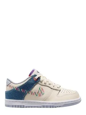 Nike Dunk Low Sneakers Soft Pearl/blue Denim/midnight Navy