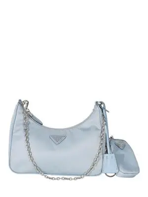 Prada Prada Nylon And Saffiano Leather Re-Edition 2005 Blue