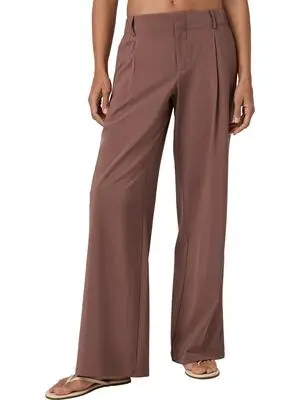 Vuori Villa Everyday Wideleg Trouser - Sable