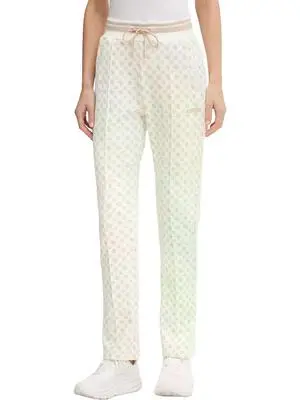 Guess Scuba Patterned Track Pants - White