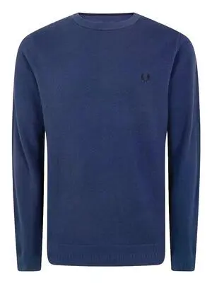 Fred Perry Crew-neck Sweater - Blue