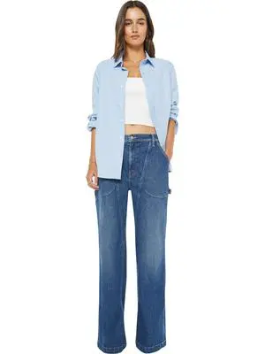 MOTHER The Chisel Sneak Catch My Drift Jeans - Blue