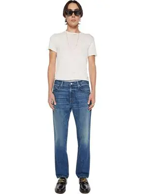MOTHER The Bronco Straight-leg Jeans - Blue