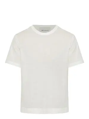 Ami T-shirt With Embroidered Logo - White