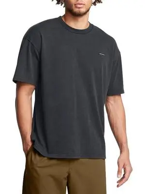 Under Armour Ua Logo Patch Oversize T-shirt - Black