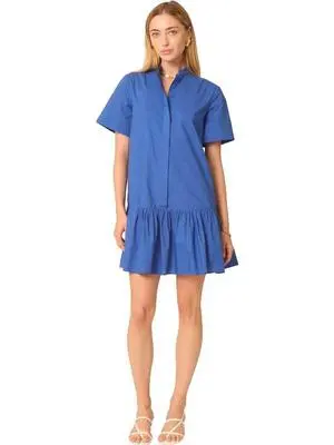 GILNER FARRAR Ollivette Mini Dress - Azure