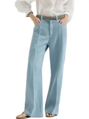 Brunello Cucinelli Loose Fit Trousers - Denim